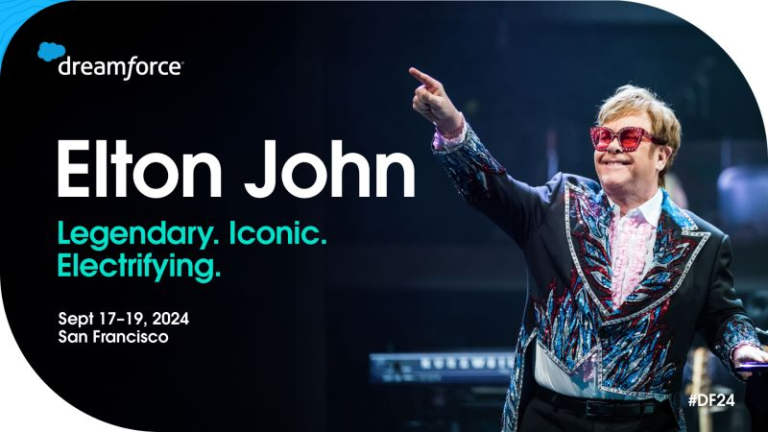 Salesforce Announces Elton John Appearing At Dreamforce 2024 ...